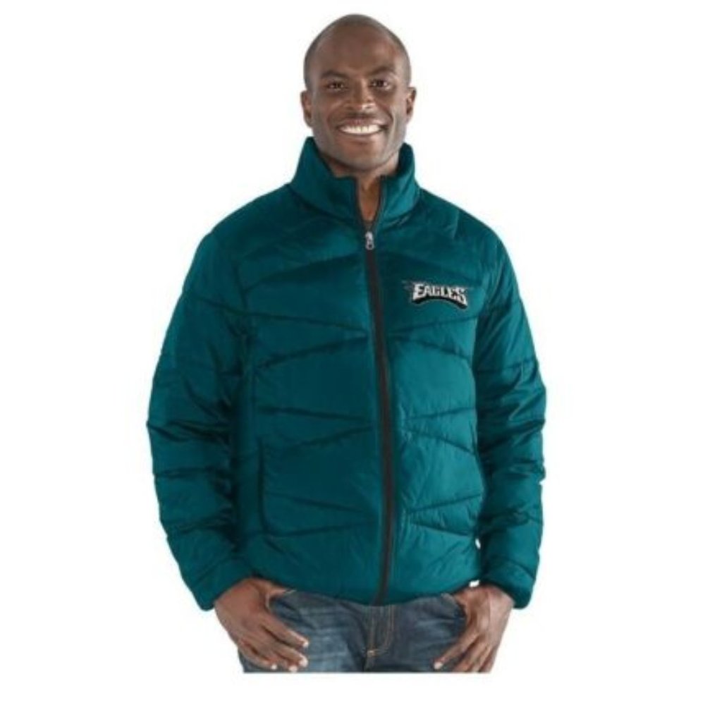 Philadelphia Eagle Puffer Pack Blitz Jacket 6x - Gem